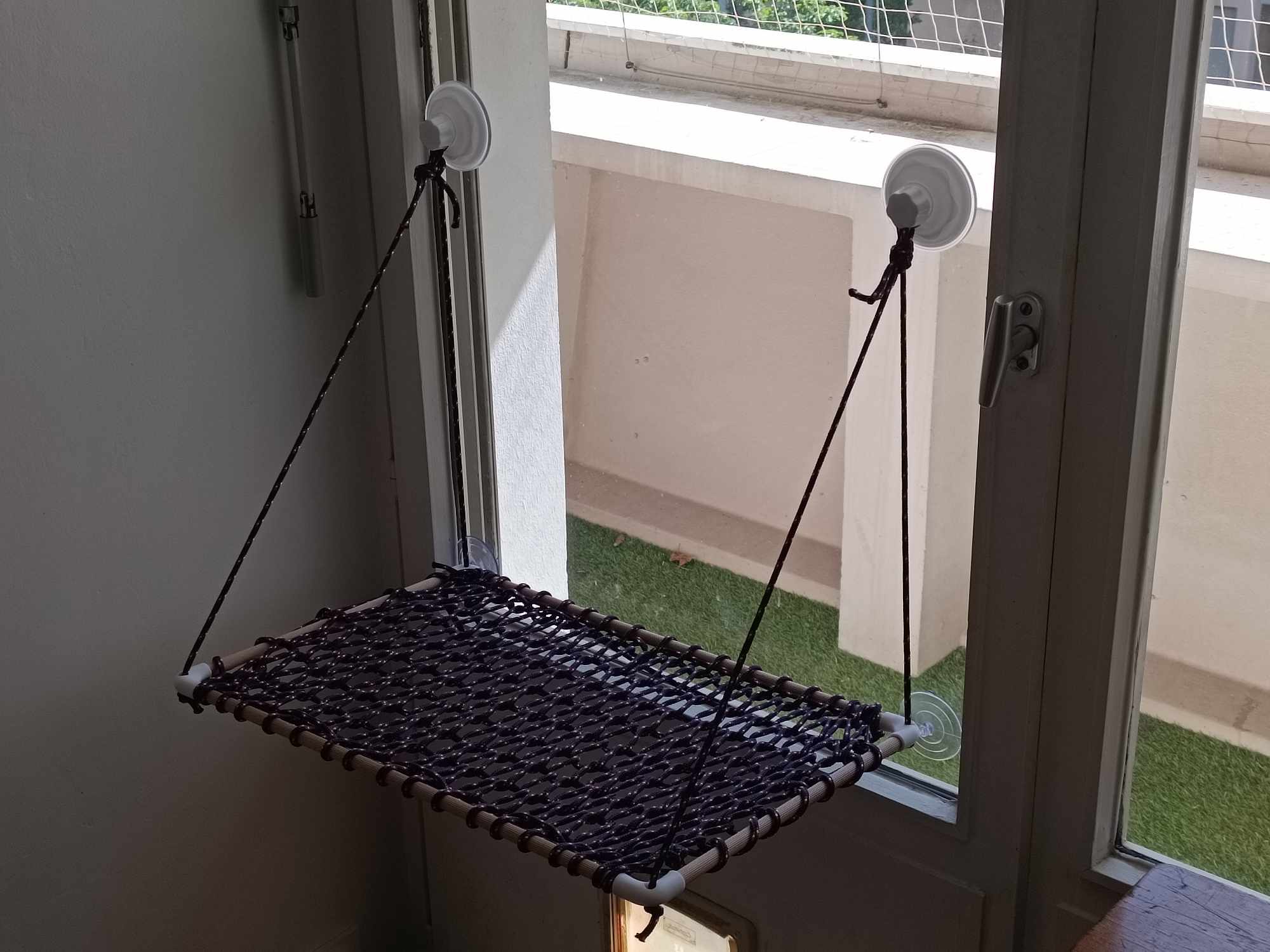 Filet de protection pour chat sans percer | Fenêtres et balcons ...